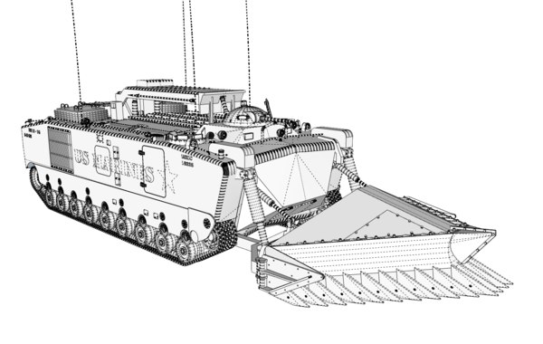 Tank lvte-1 3D - TurboSquid 1517724