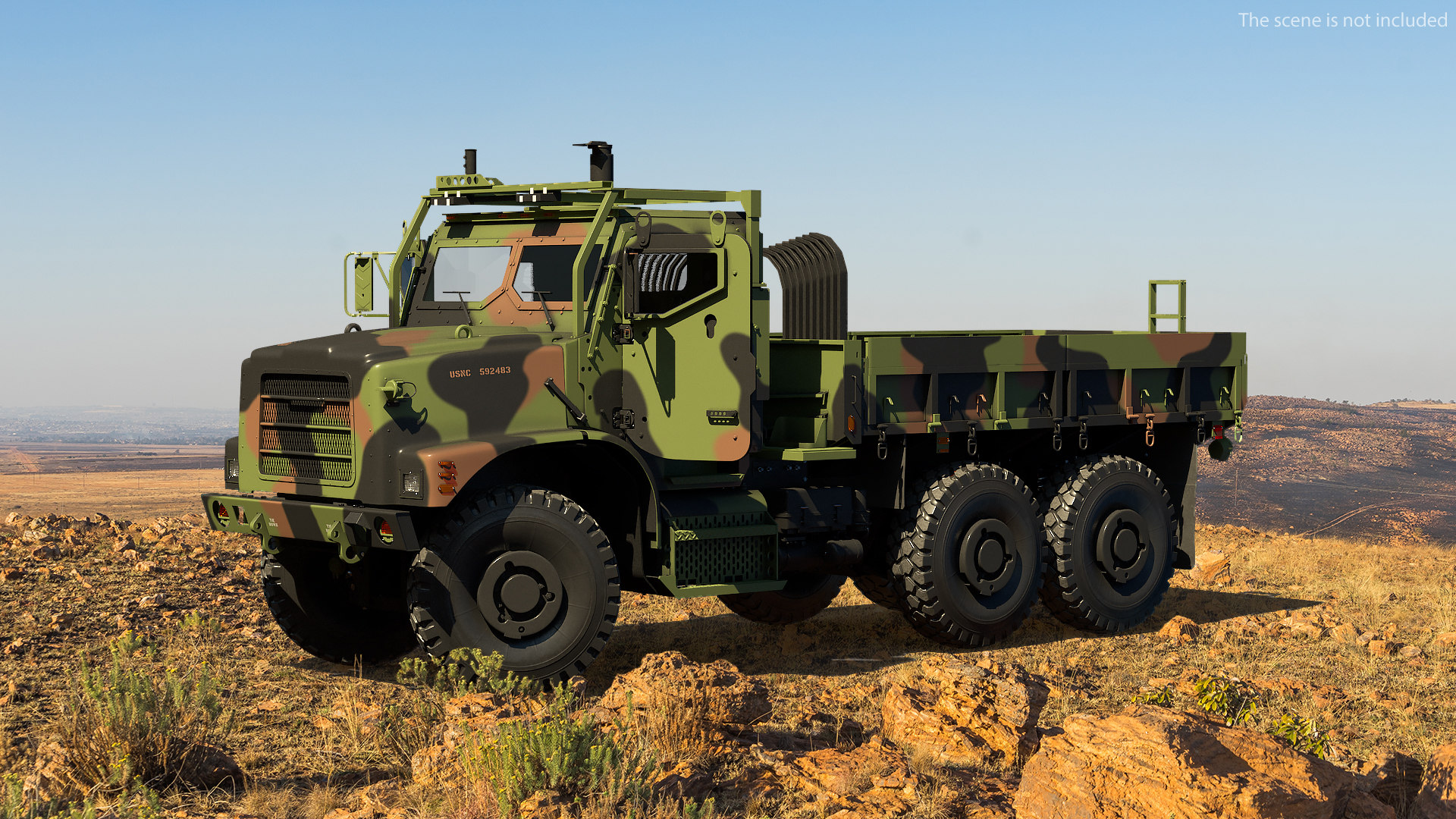 Medium Tactical Vehicle 6x6 Rigged 3D-Modell - TurboSquid 1517758