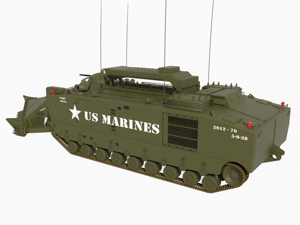 Amtrack LVTE-1 海军陆战队高保真3D模型 - TurboSquid 1517724