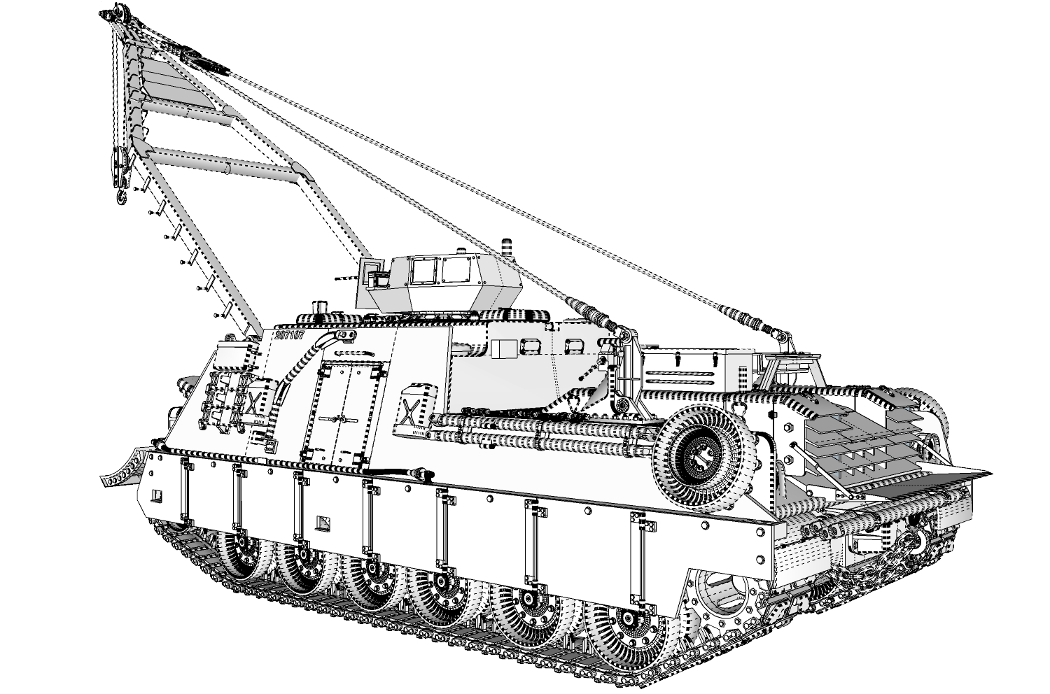 modèle 3D de M88-A2 HERCULES ARV High Fidelity - TurboSquid 1517719