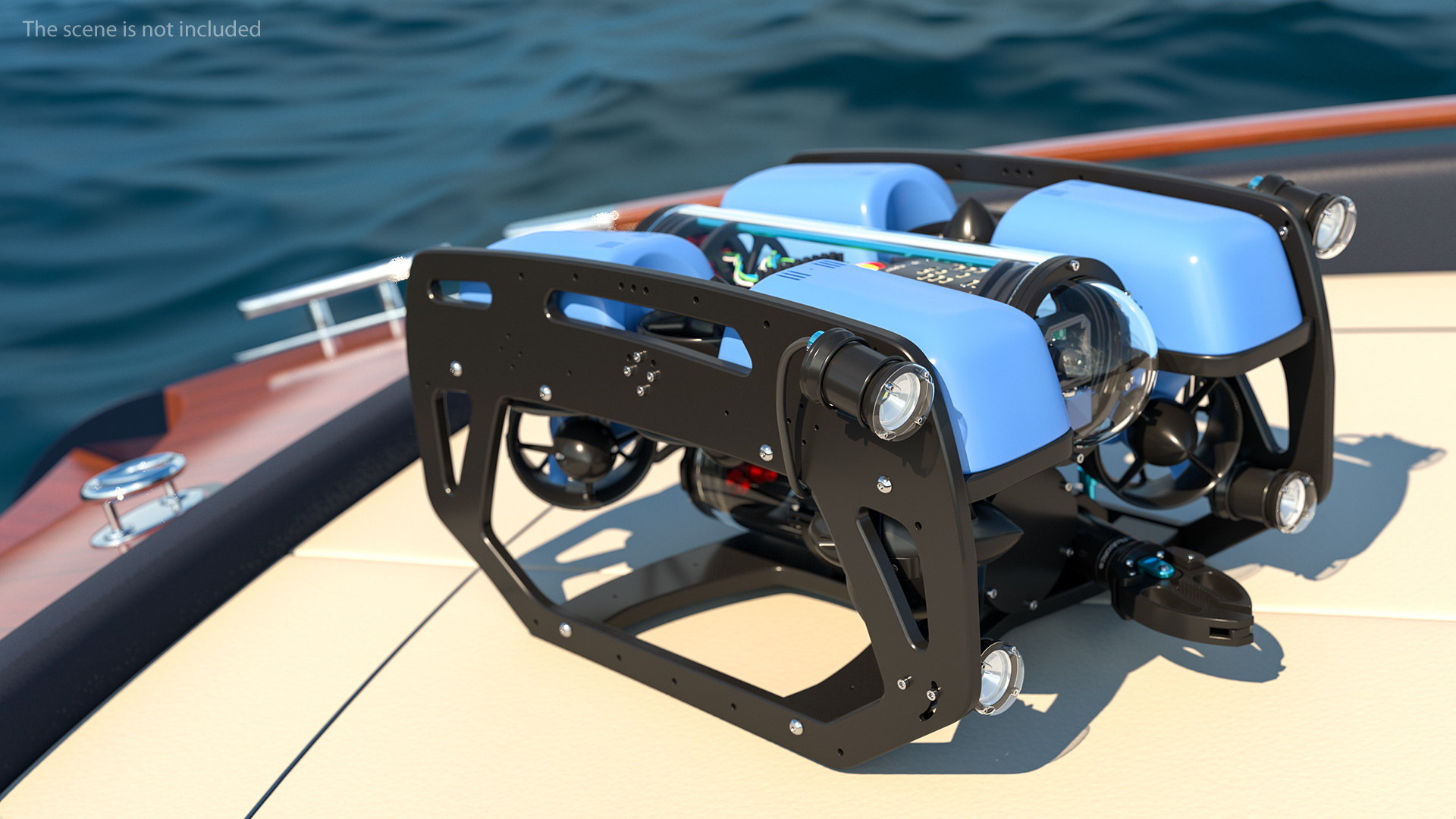 3D underwater robot bluerov2 rigged - TurboSquid 1518317