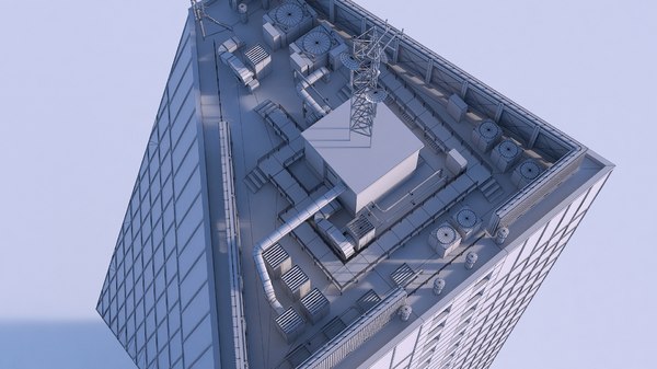 3D skyscraper building 01 model - TurboSquid 1517750