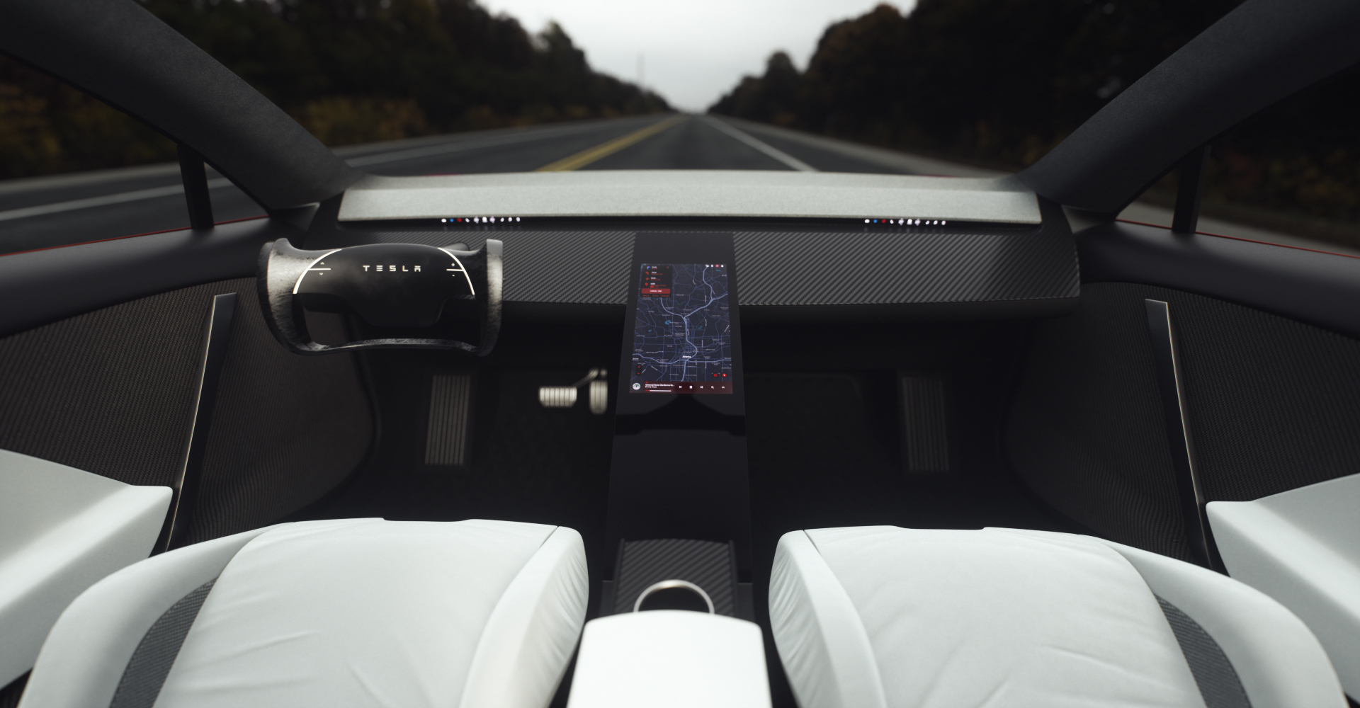 Tesla Roadster 2 mit Innenraum 3D-Modell - TurboSquid 1517769