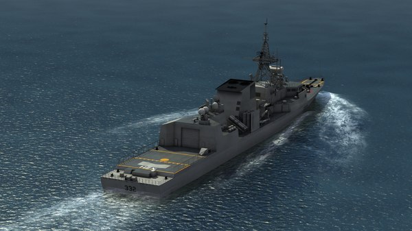 Updated halifax class model - TurboSquid 1517660