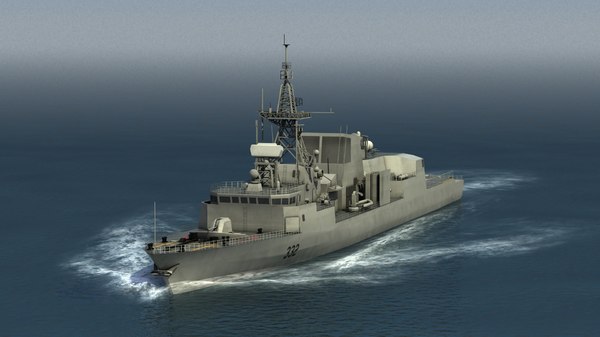 Updated halifax class model - TurboSquid 1517660