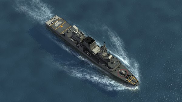 Updated halifax class model - TurboSquid 1517660