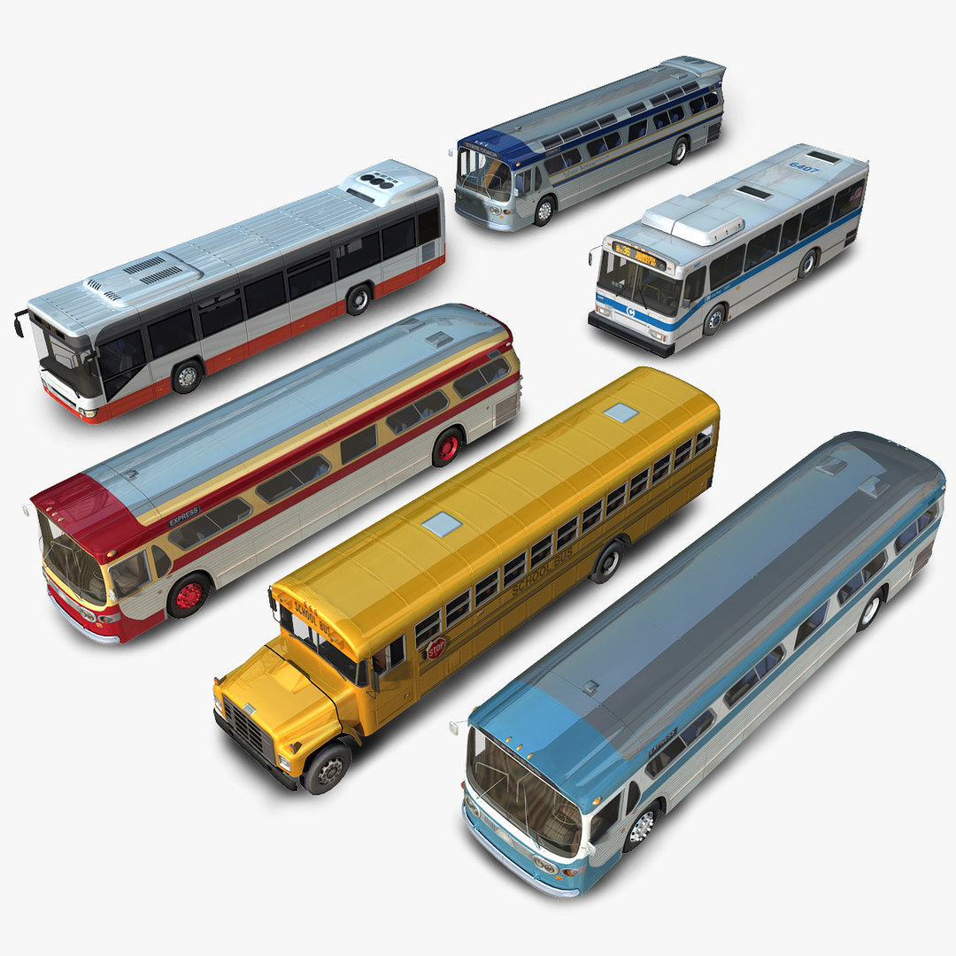 Generic bus 3D model - TurboSquid 1517450