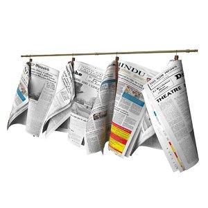 Newspaper 3D Models for Download | TurboSquid