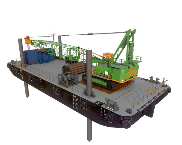 3D Barge Models | TurboSquid