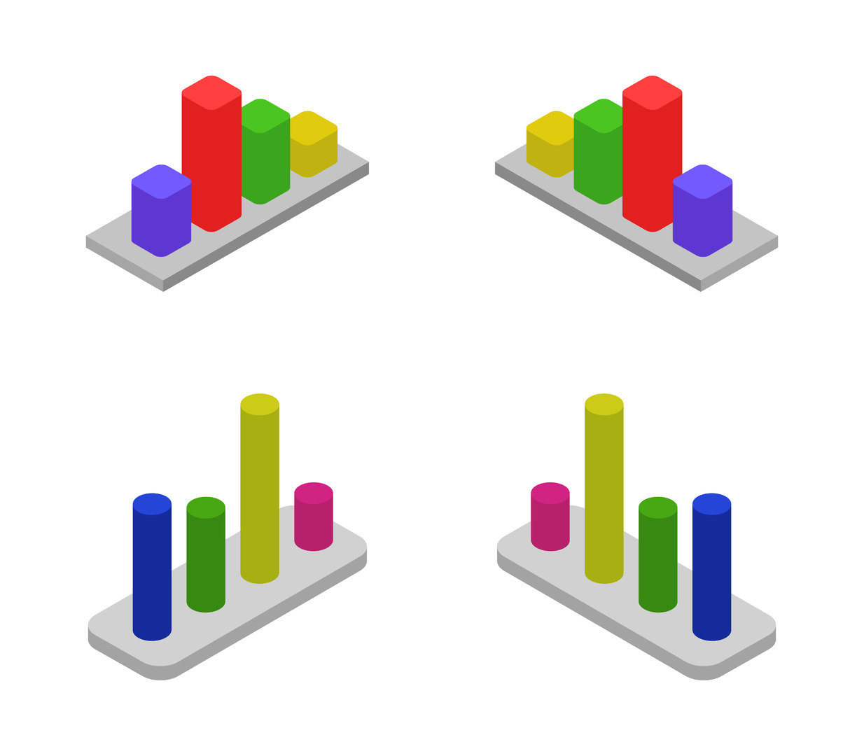 Shapes Encapsulated Postscript isometric chart bar