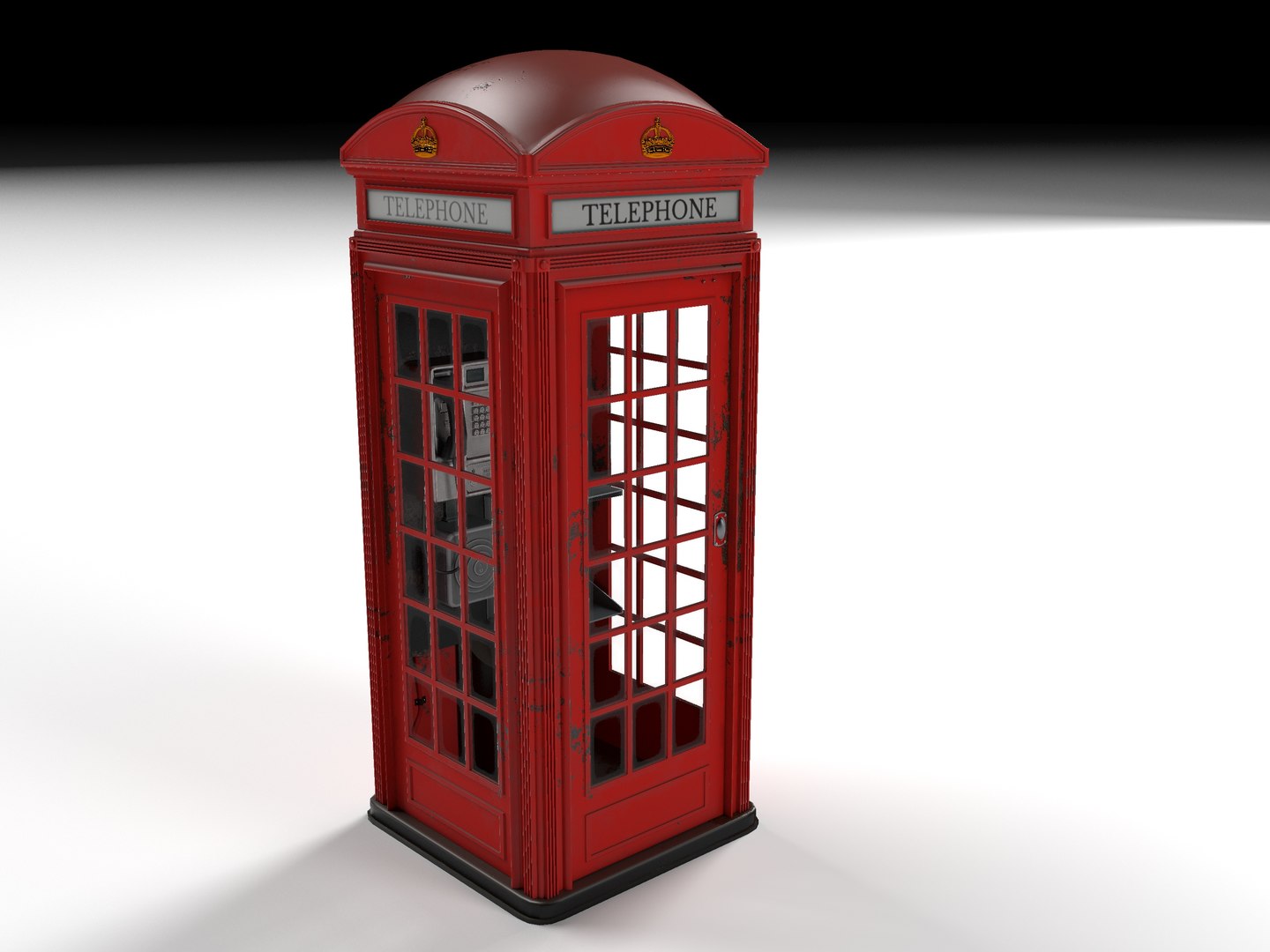 Telephone box model - TurboSquid 1518115