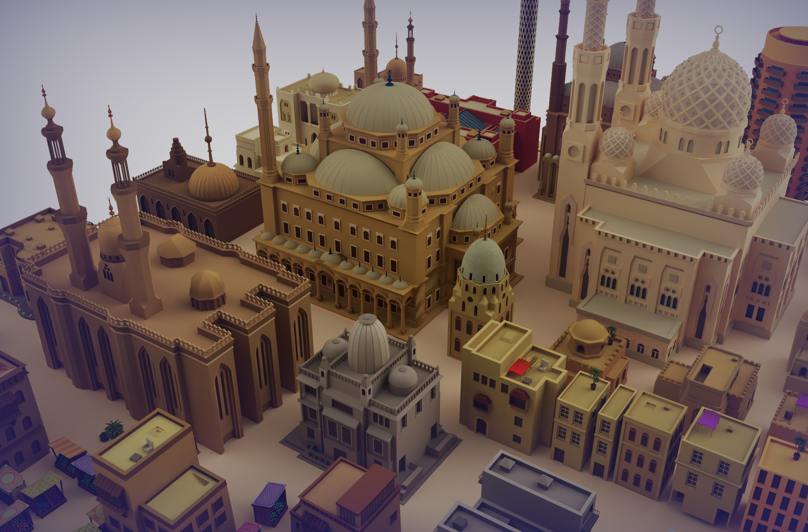 Mosque cairo 3D model - TurboSquid 1518145