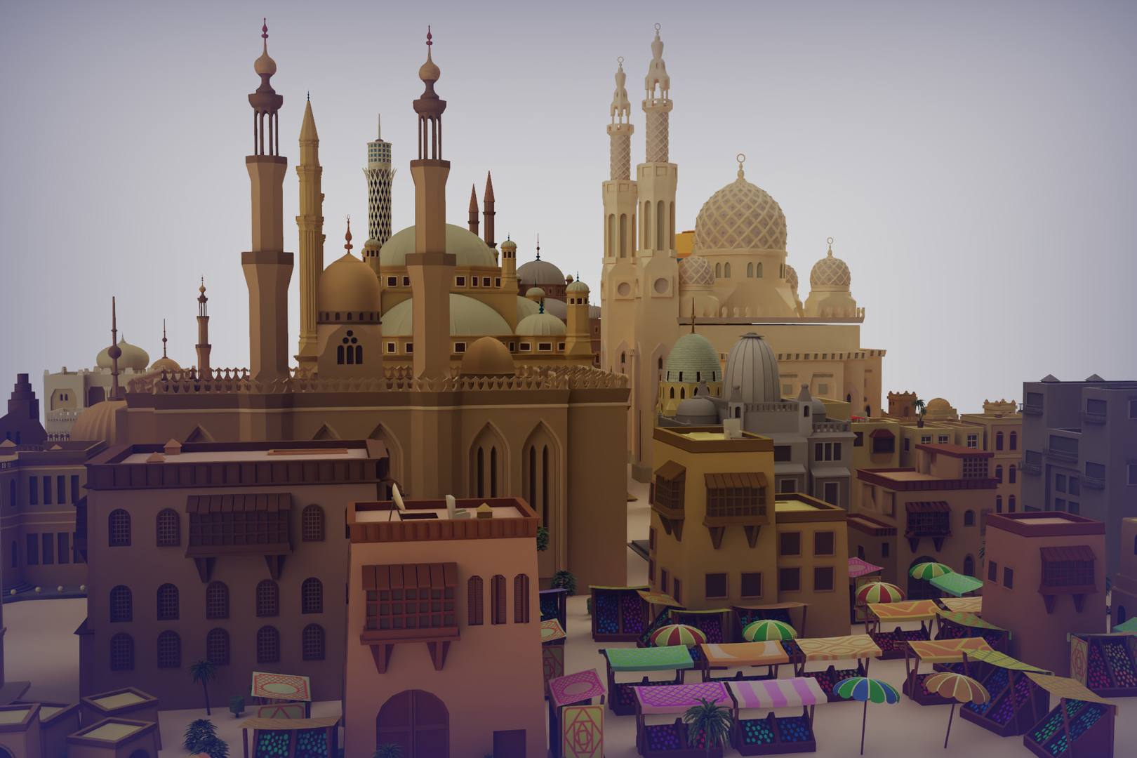 Mosque cairo 3D model - TurboSquid 1518145
