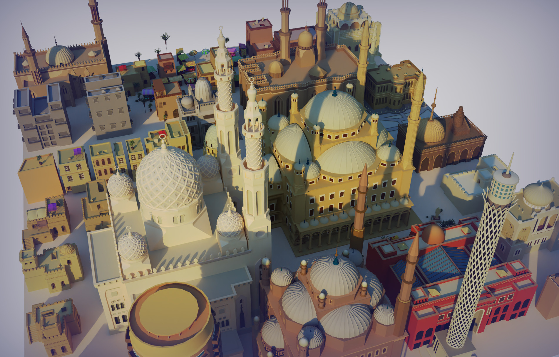 Mosque cairo 3D model - TurboSquid 1518145