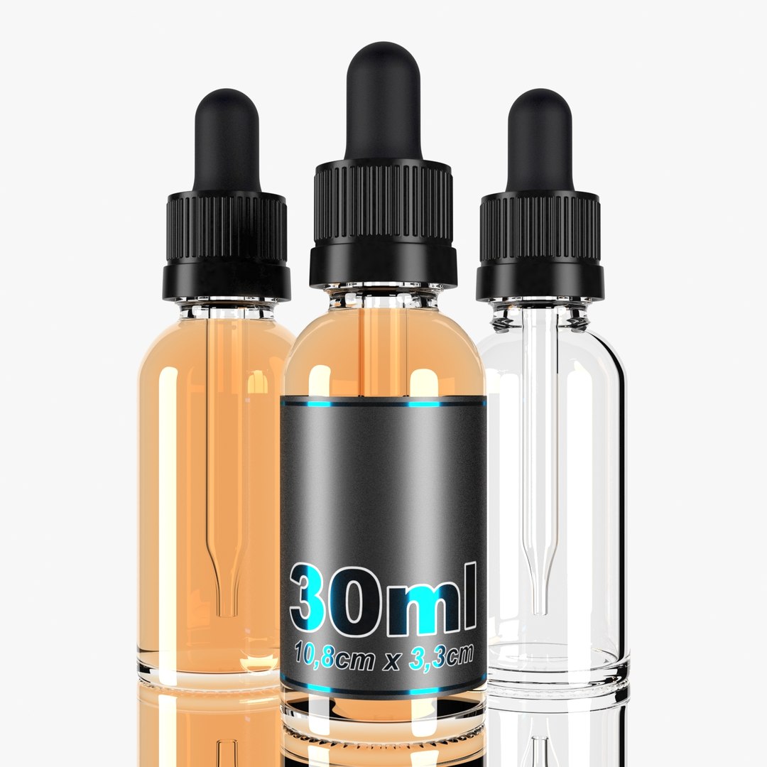 30ml dropper bottle 3D - TurboSquid 1246651