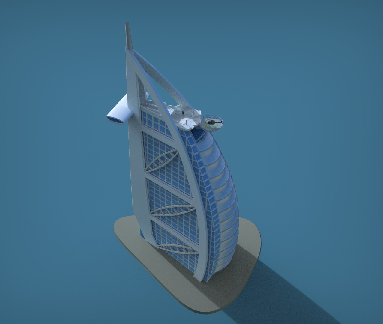 Burj al arab 3D model - TurboSquid 1518368