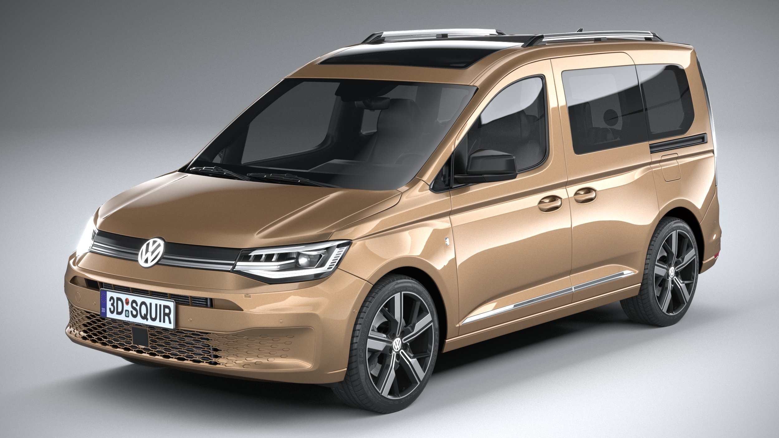 3D model volkswagen caddy 2021 - TurboSquid 1518346