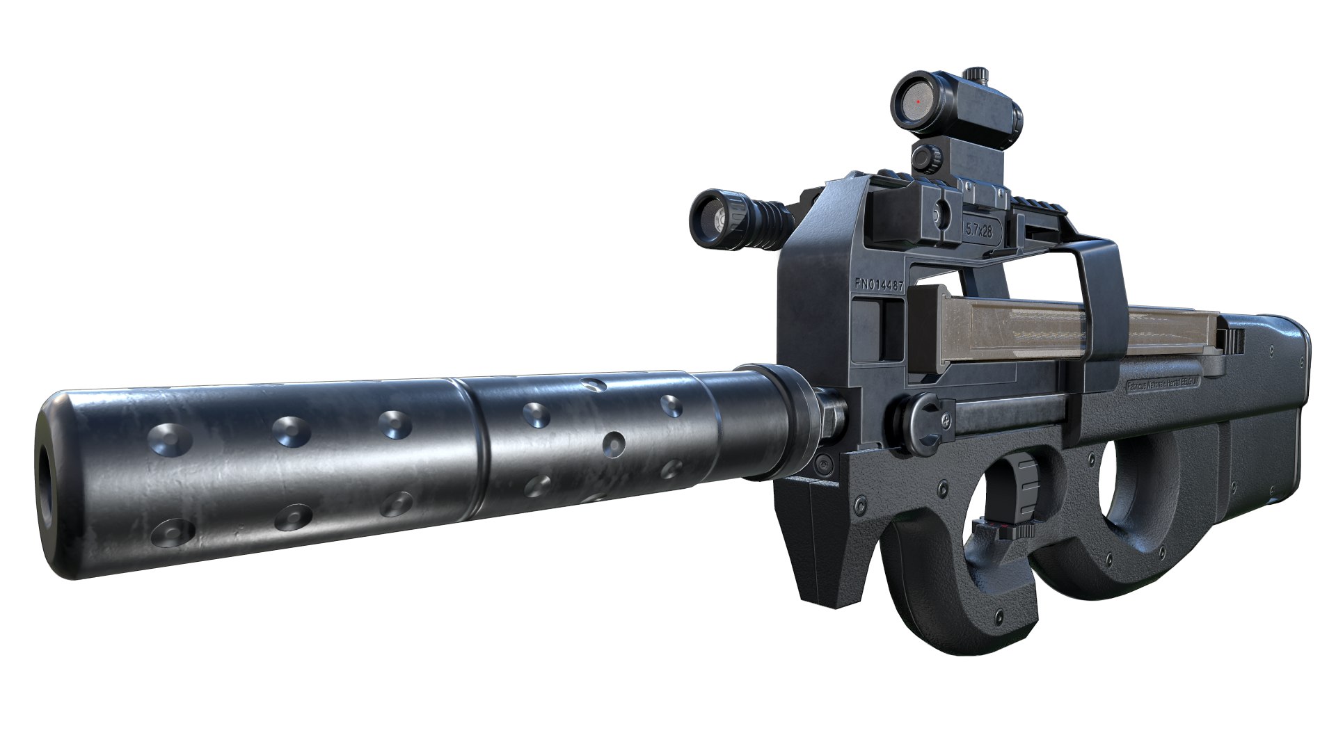 Fn weapon 3D model - TurboSquid 1518502