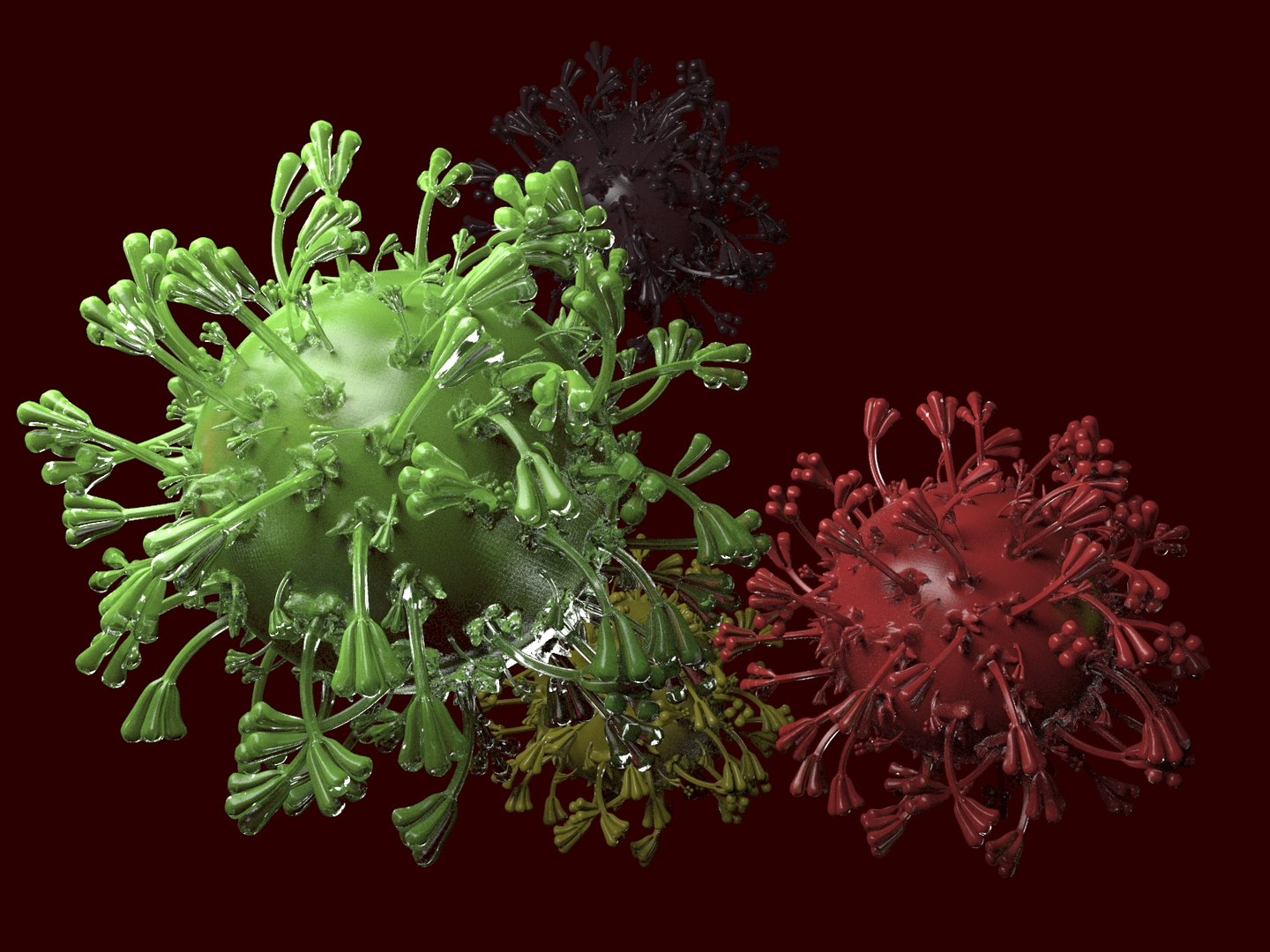 Virus animation 3D model - TurboSquid 1518614
