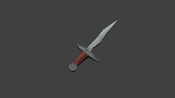 3D model dagger pixel - TurboSquid 1518663