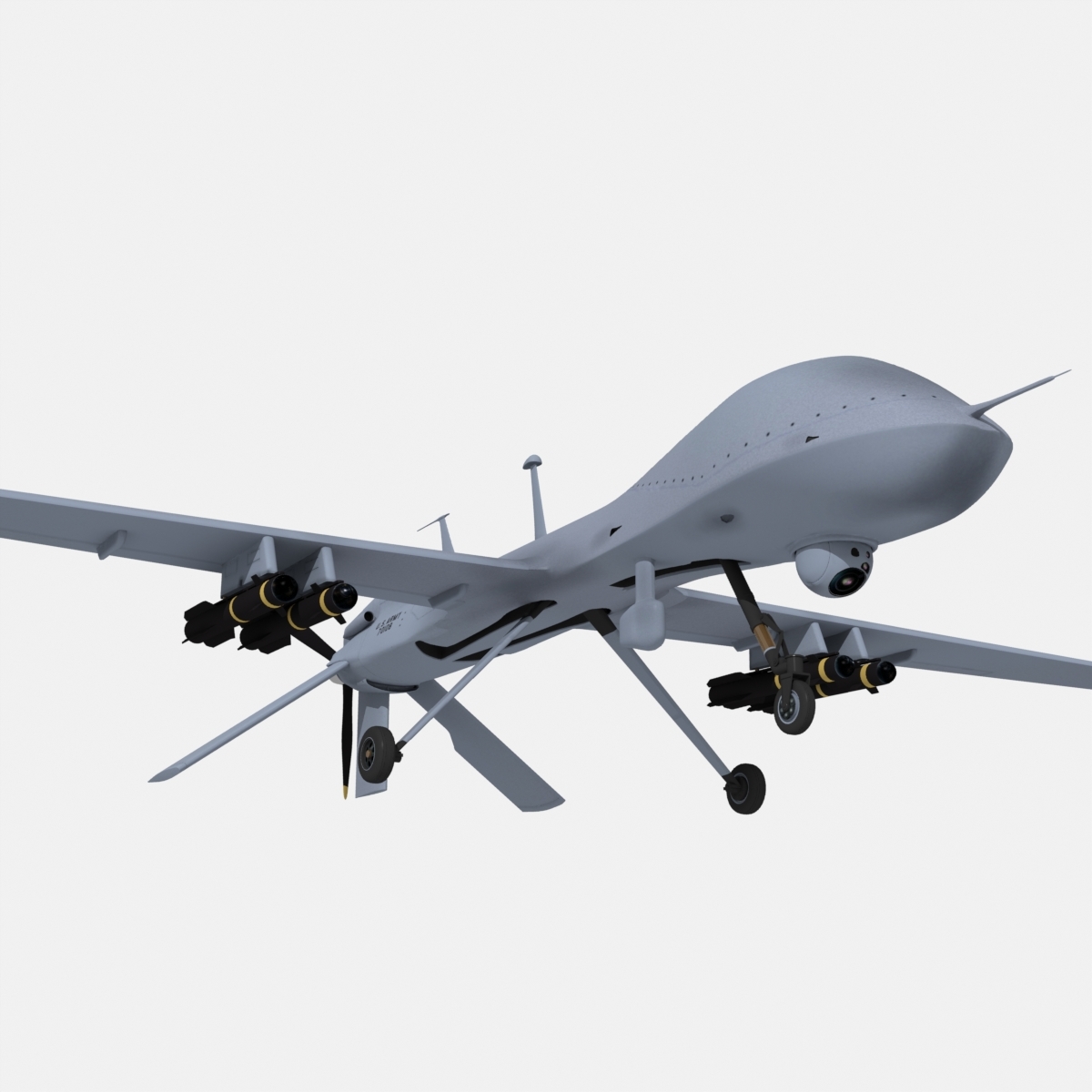3D general atomics uav - TurboSquid 1518686