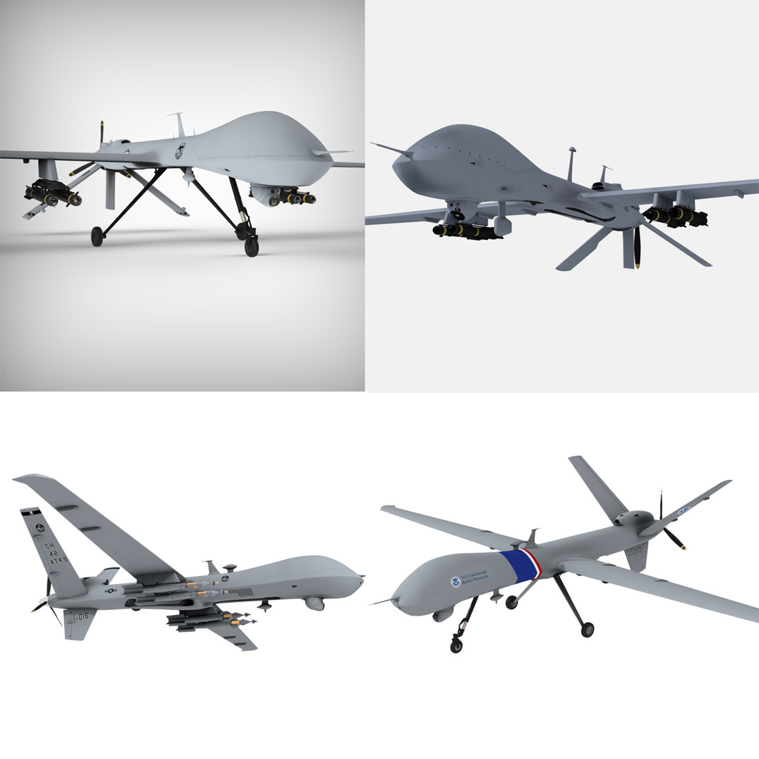3D general atomics uav - TurboSquid 1518686