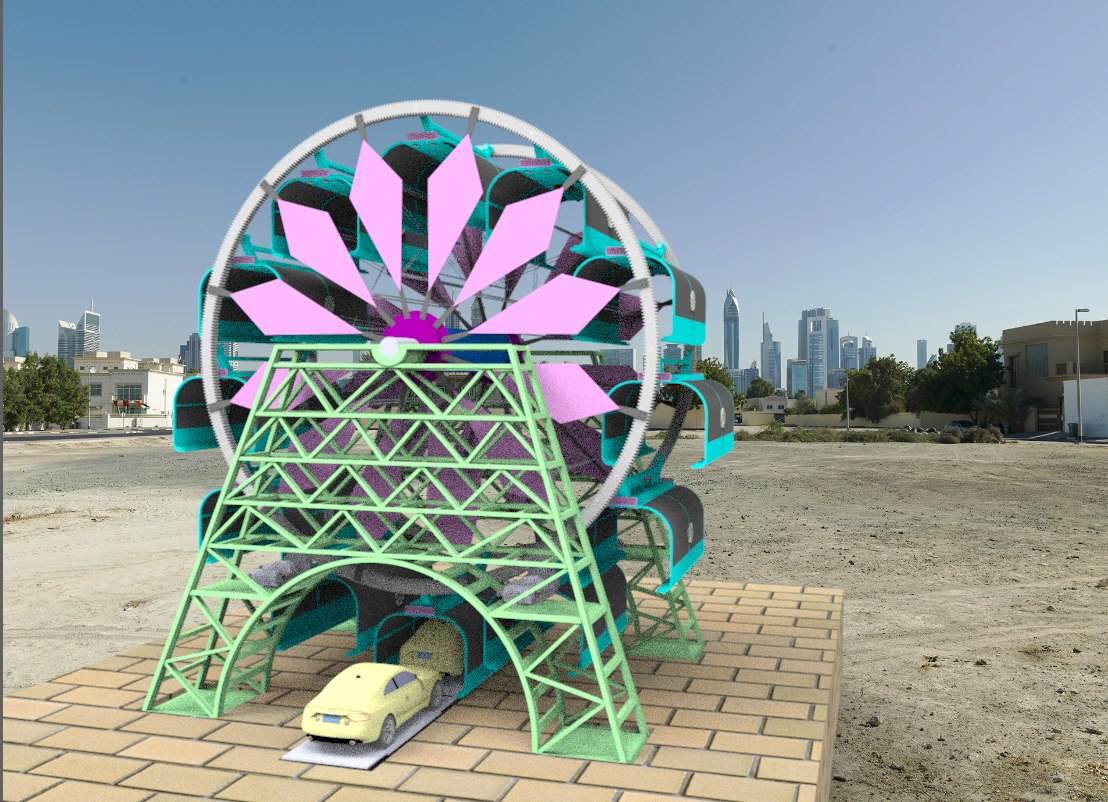 3D automated three-dimensional garage model - TurboSquid 1518801