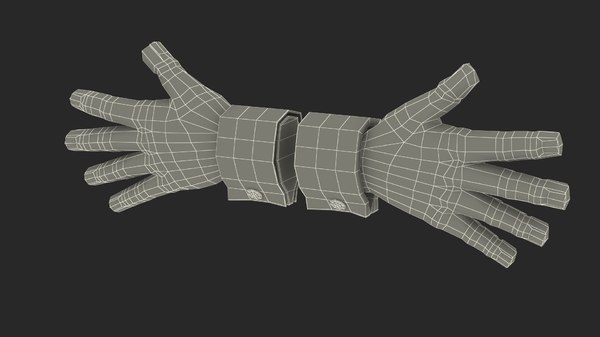 Cartoon man hands rigged 3D model - TurboSquid 1526662