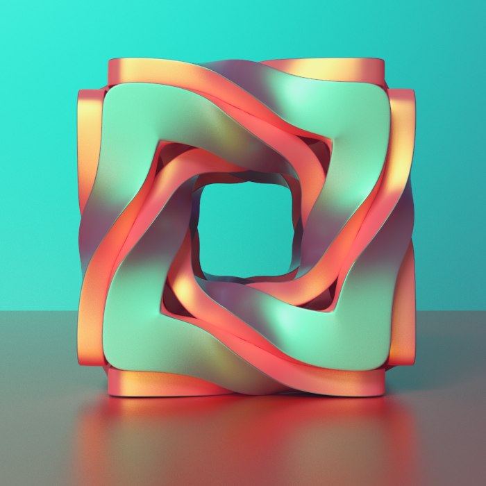 Cube twiste 3D - TurboSquid 1518823