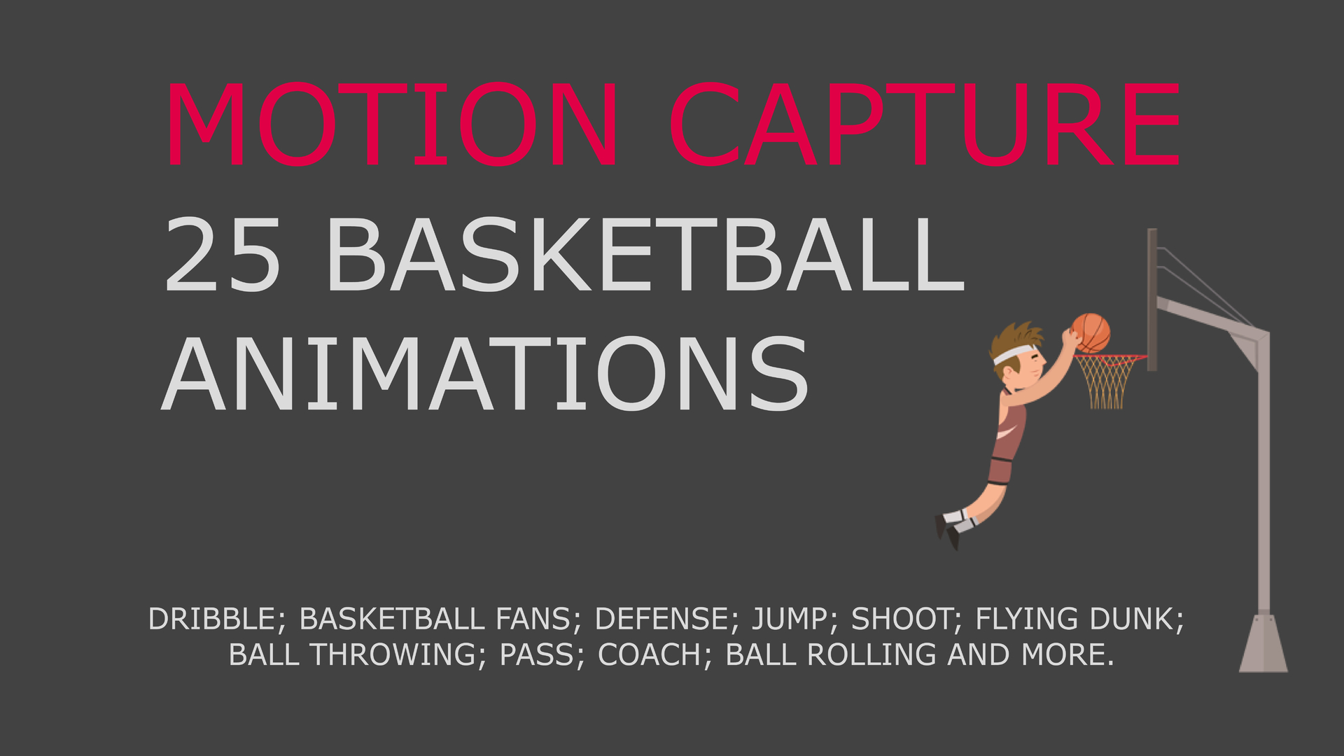Motion Biovision motion capture basketball