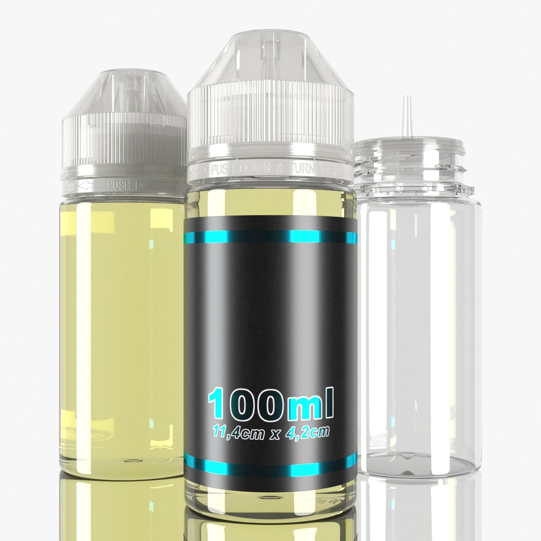 3D bottle 100ml model - TurboSquid 1352392