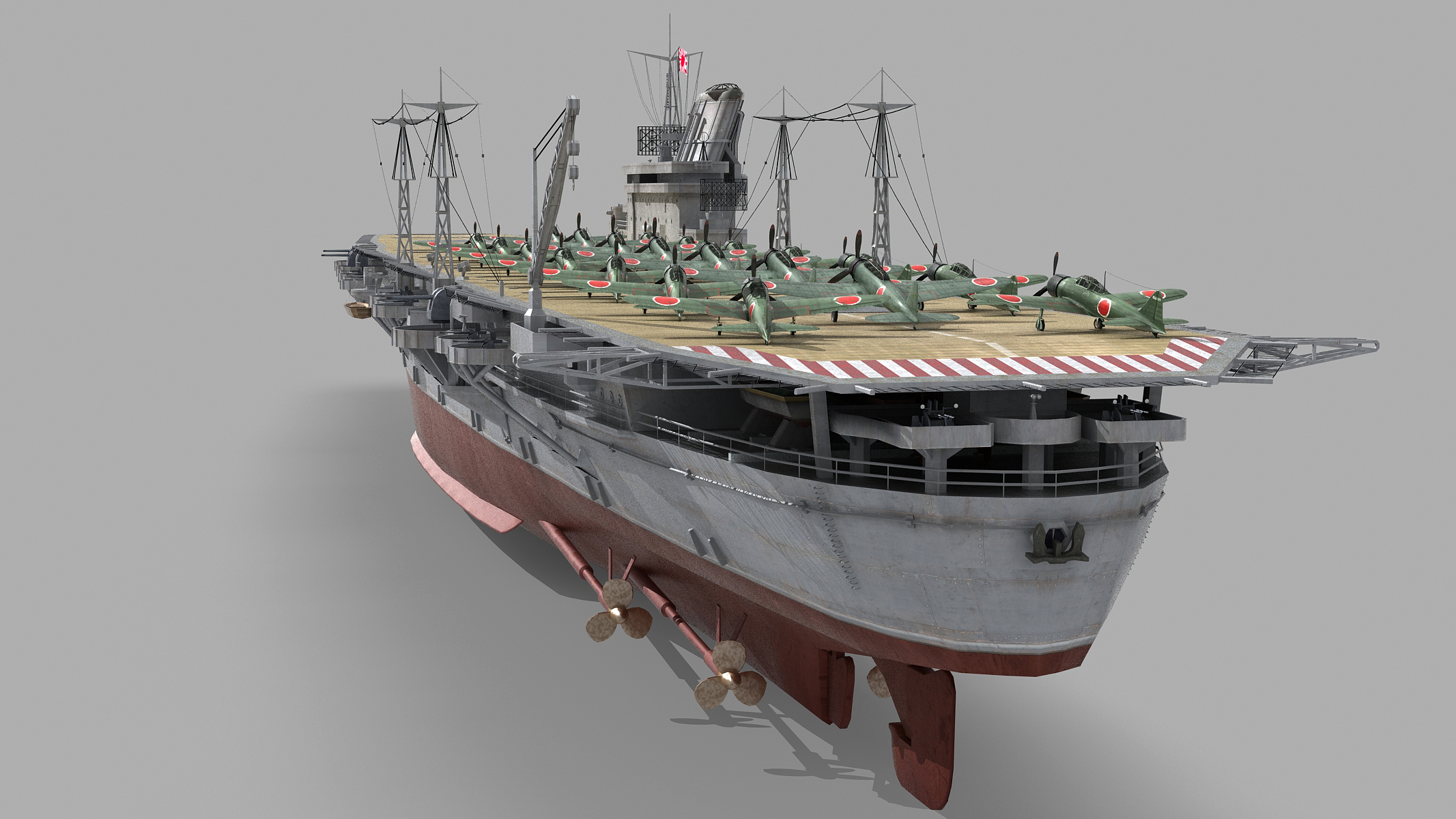 일본 항공 모함 Taiho 3D 모델 - TurboSquid 1518984