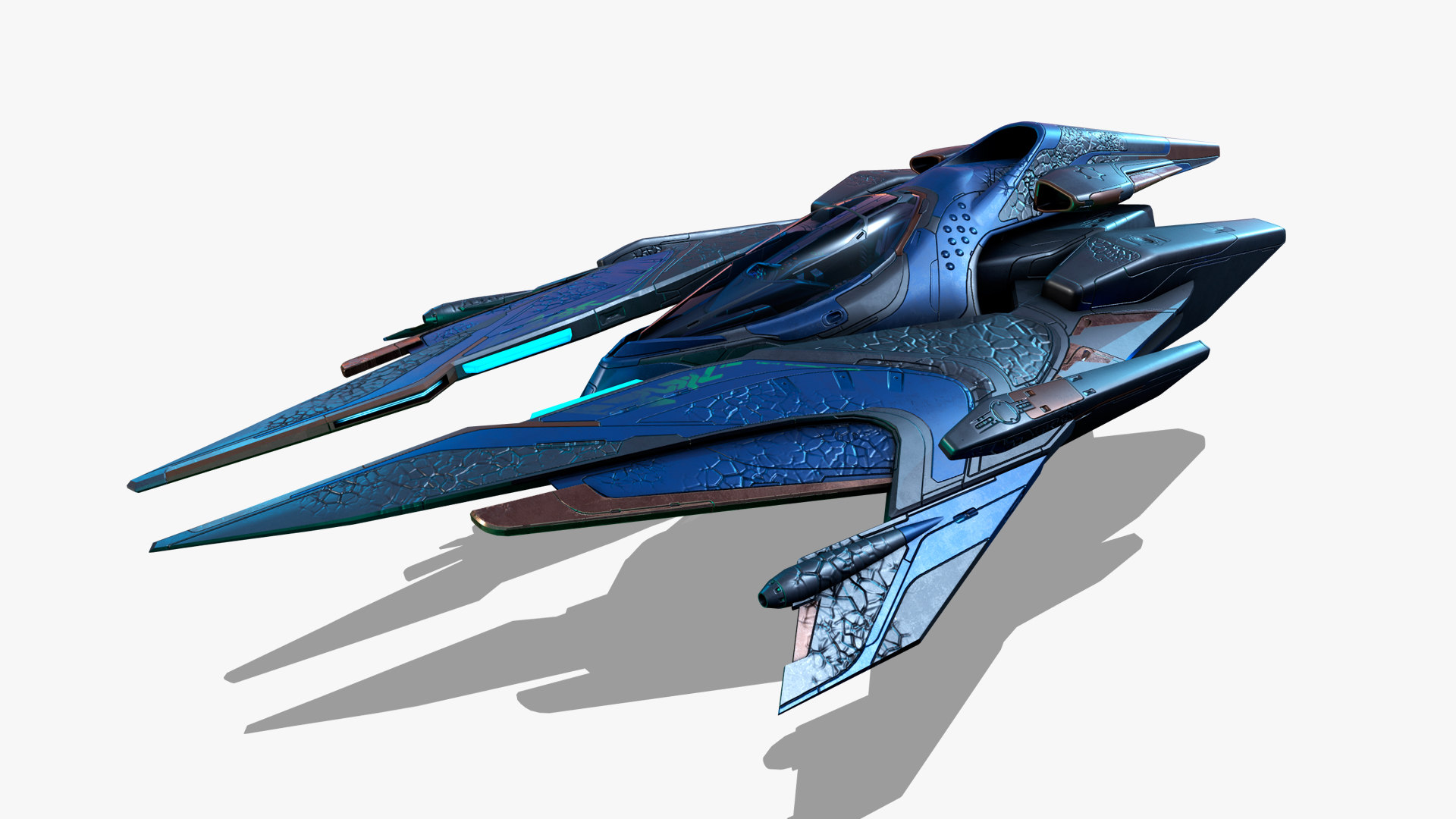 Modular alien fighter vehicle 3D model - TurboSquid 1518983