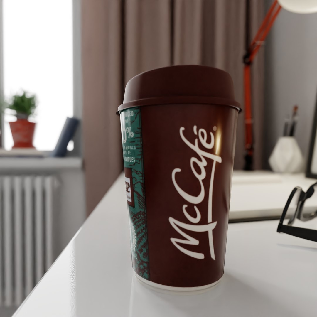 3D model mccafe cup - TurboSquid 1519083