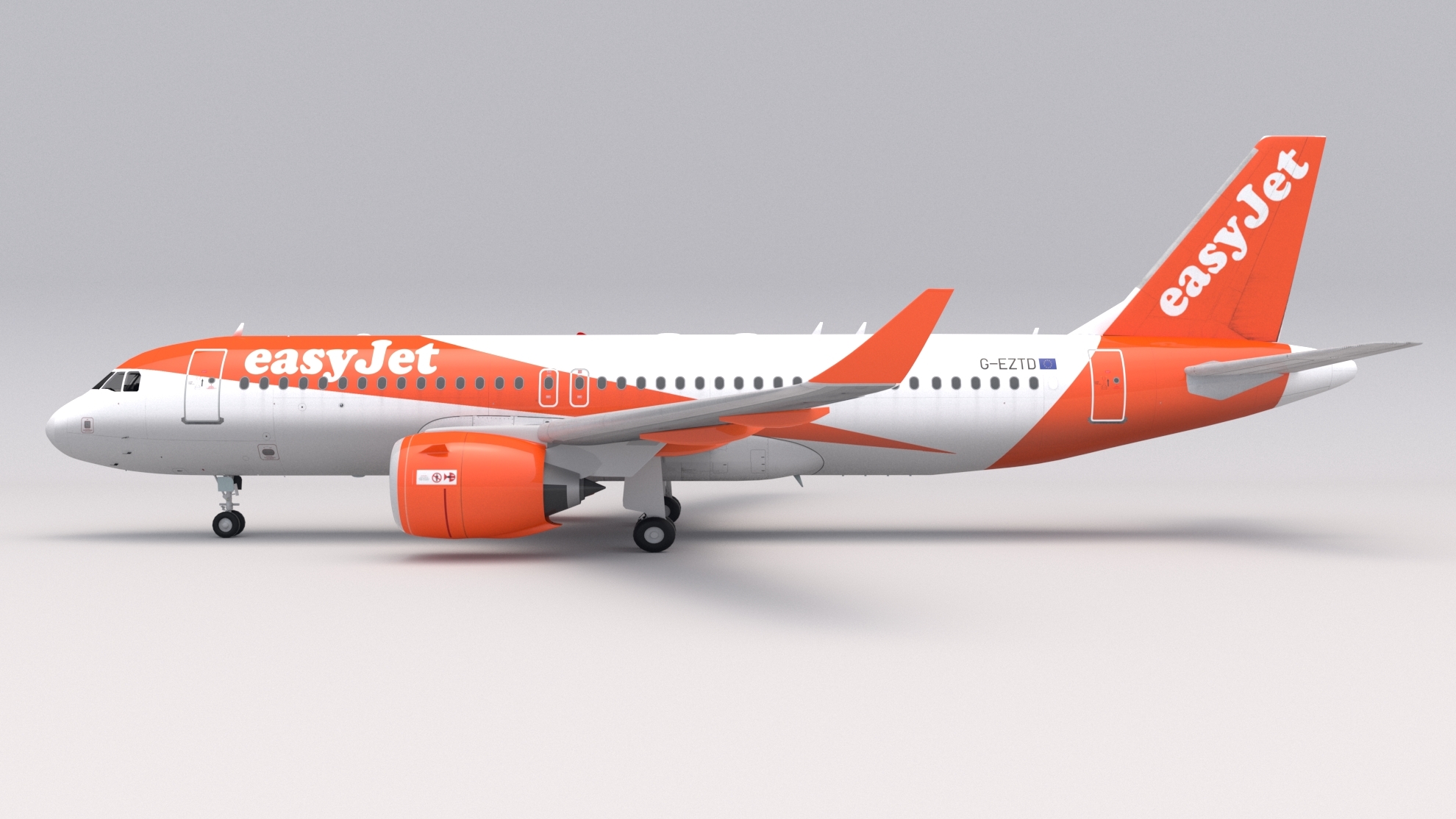 Easyjet a320 3D model - TurboSquid 1519135