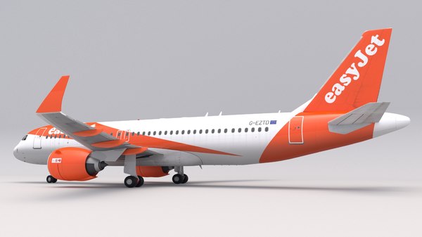 Easyjet a320 3D model - TurboSquid 1519135
