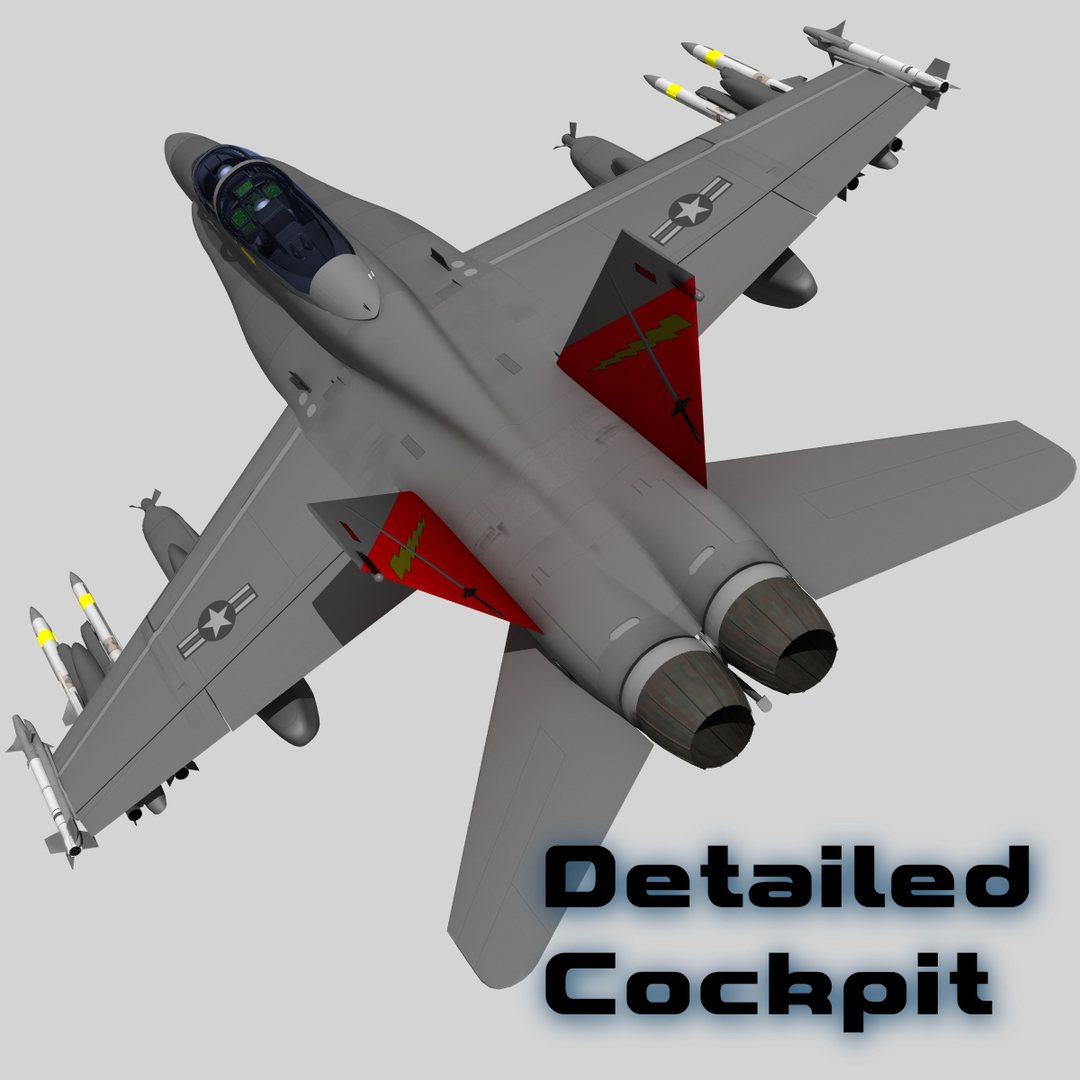 Ea-18g growler aircraft 3D - TurboSquid 1519199