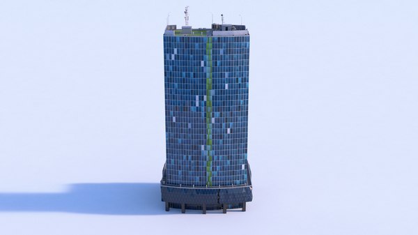 Skyscraper building 06 3D - TurboSquid 1519302