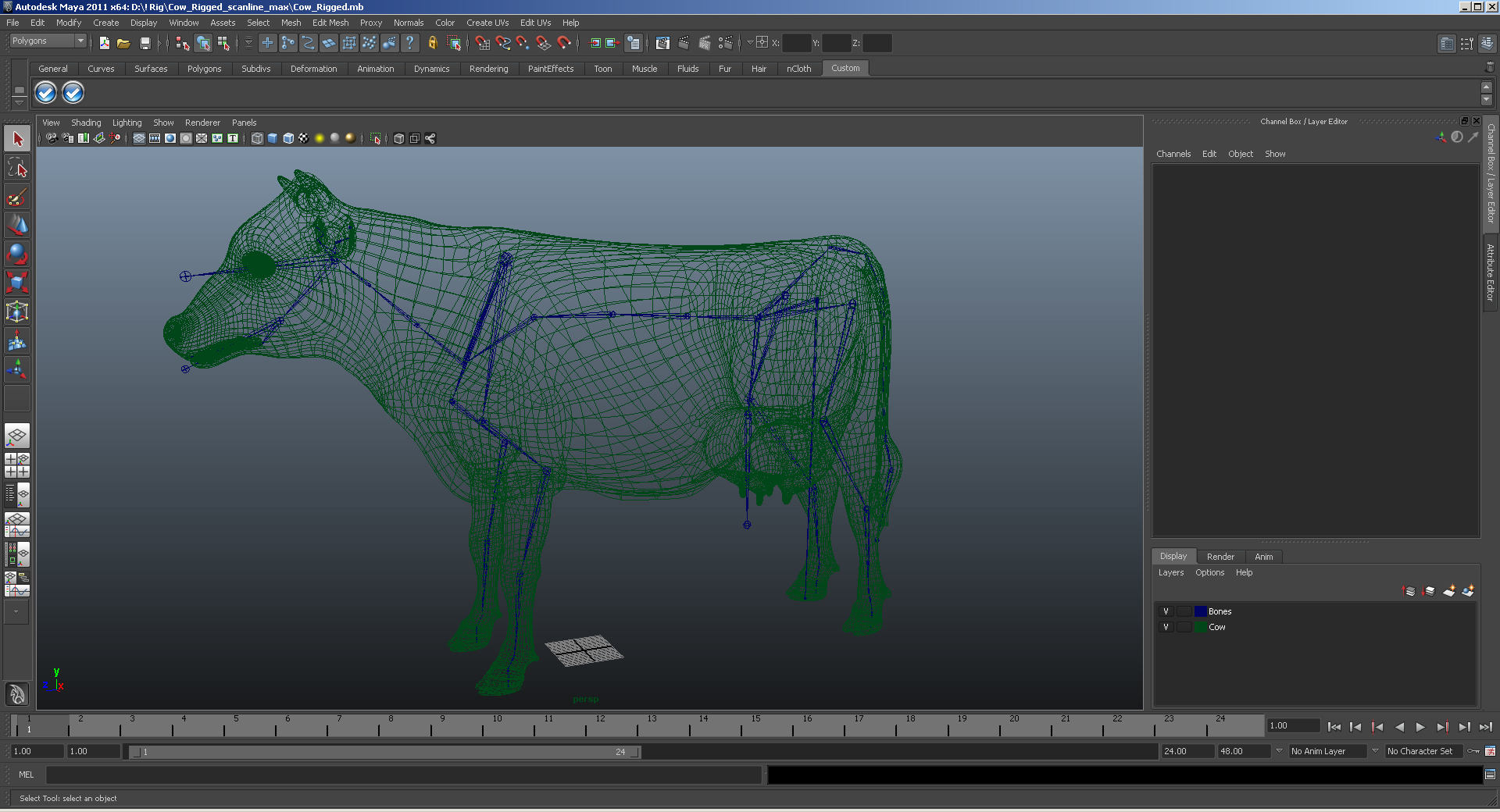 Bull cows rigged model - TurboSquid 1519305
