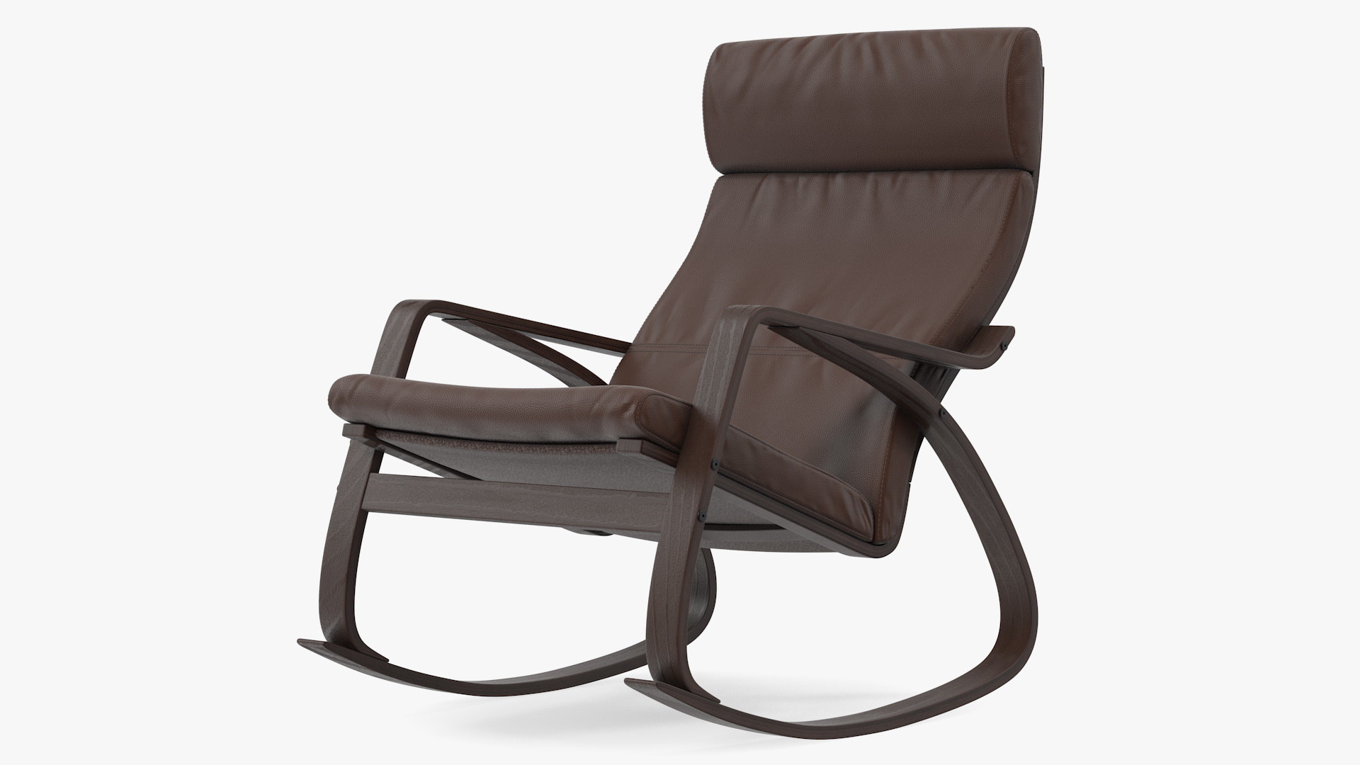 Genuine Leather Rocking Chair 3D 모델 - TurboSquid 1519606