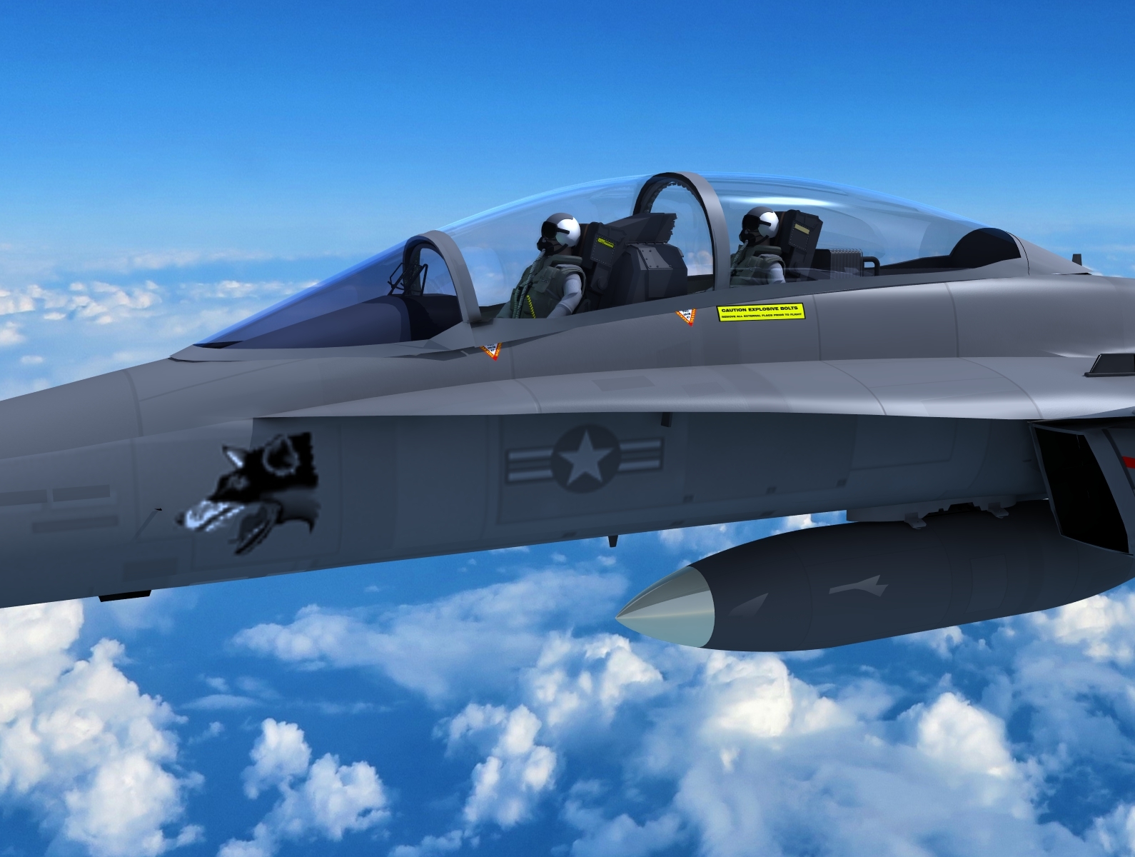 Ea-18g growler aircraft 3D - TurboSquid 1519199