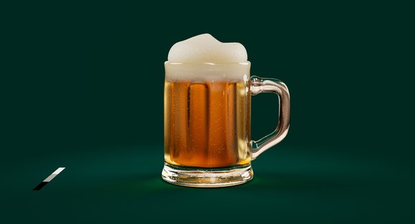 3D cartoon beer - TurboSquid 1519390