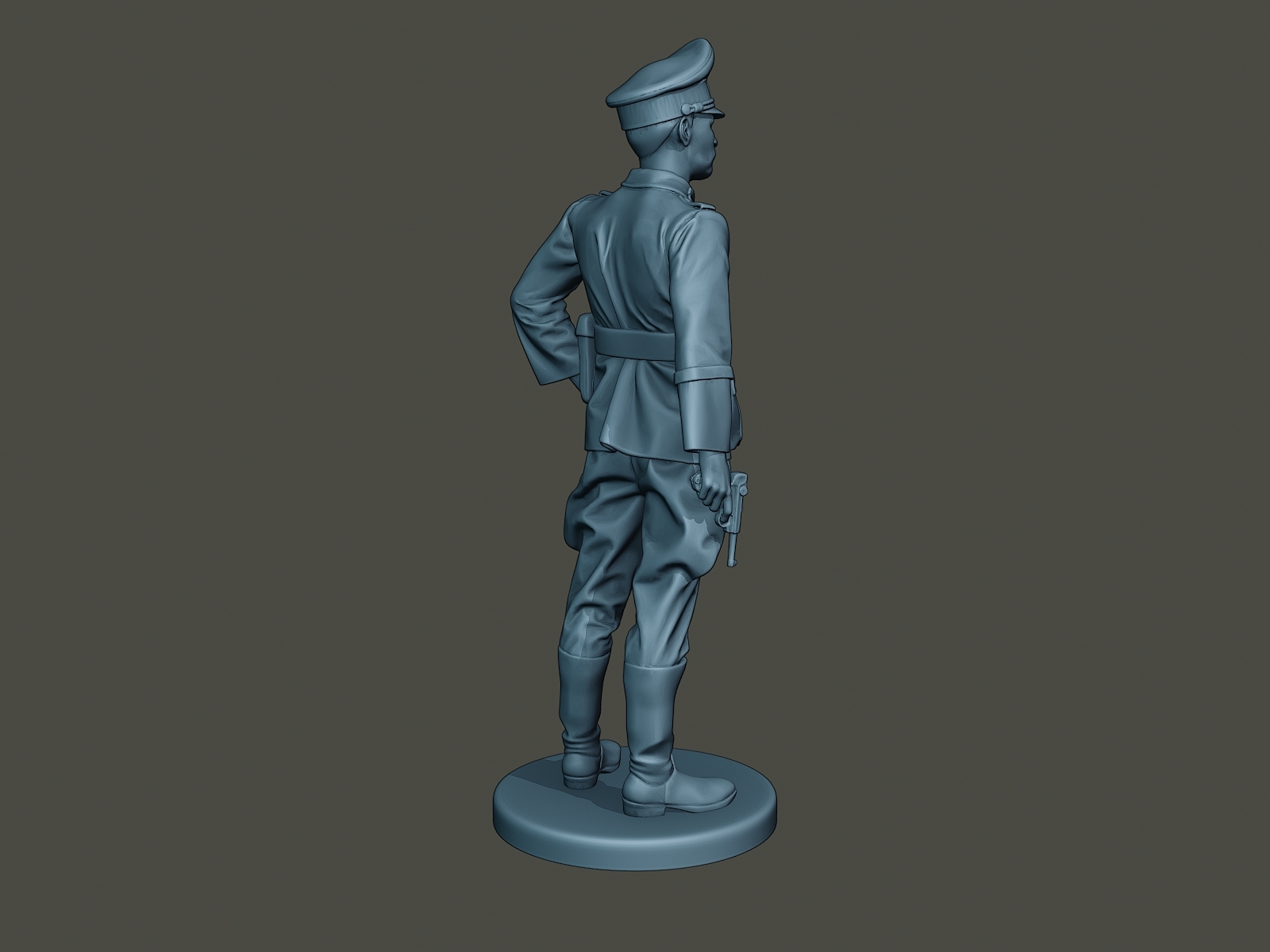 German officer ww2 stand 3D - TurboSquid 1519516