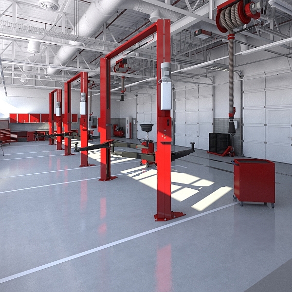 Mechanic Shop 3D Models for Download | TurboSquid