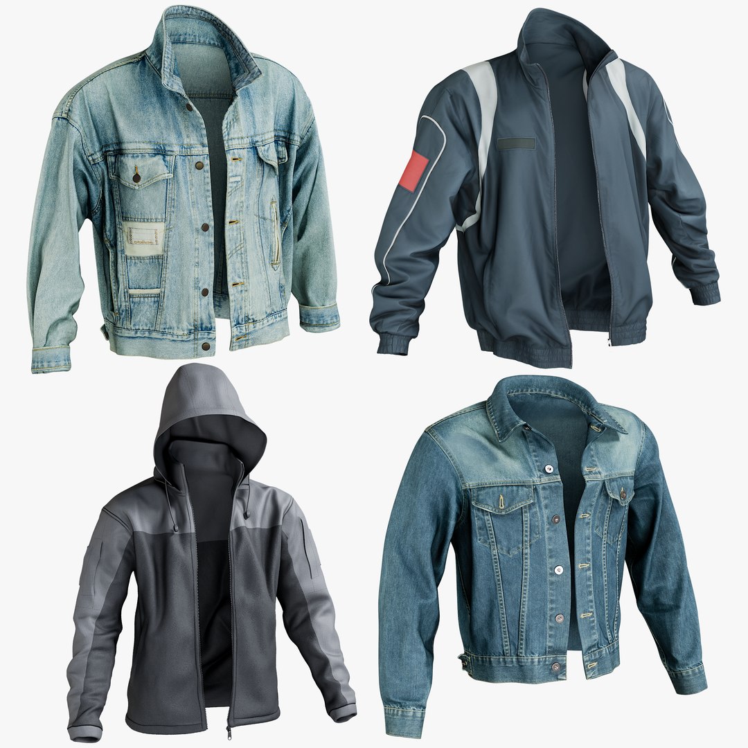 Realistic jacket 1 3D model - TurboSquid 1519766