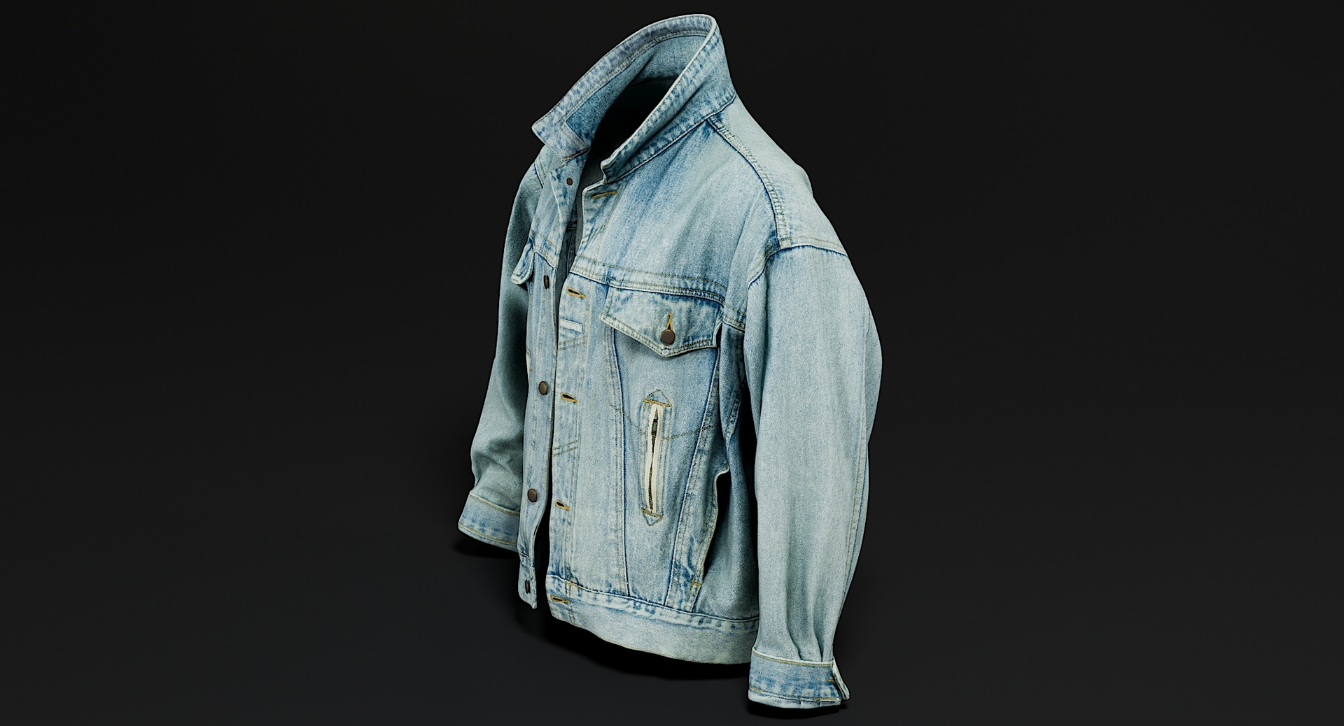 Realistic jacket 1 3D model - TurboSquid 1519766