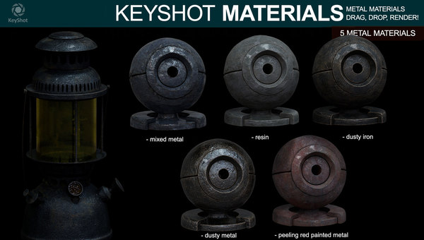 Plug ins keyshot materials metal