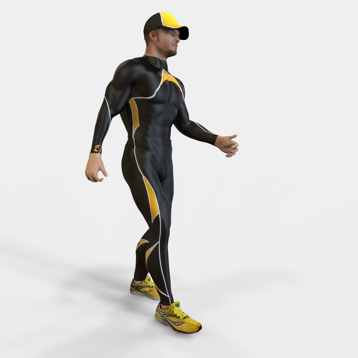 3D athlete man rigged - TurboSquid 1519891