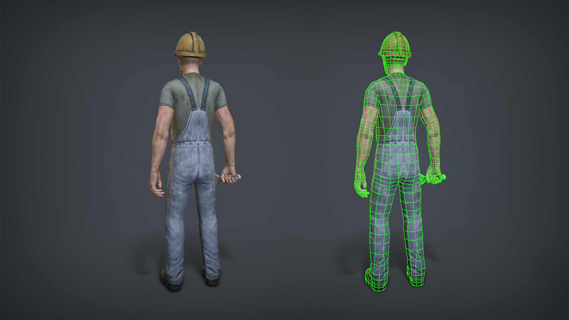 3D model repairman character animations - TurboSquid 1520106