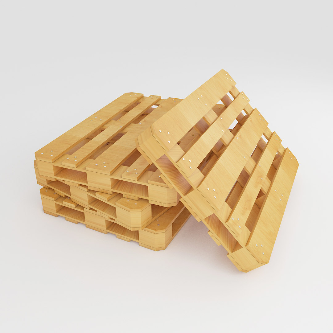Wood pallet 3D model - TurboSquid 1520234
